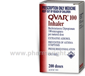 Qvar (Beclometasone dipropionate 100mcg) Inhaler - PharmaRight.vu